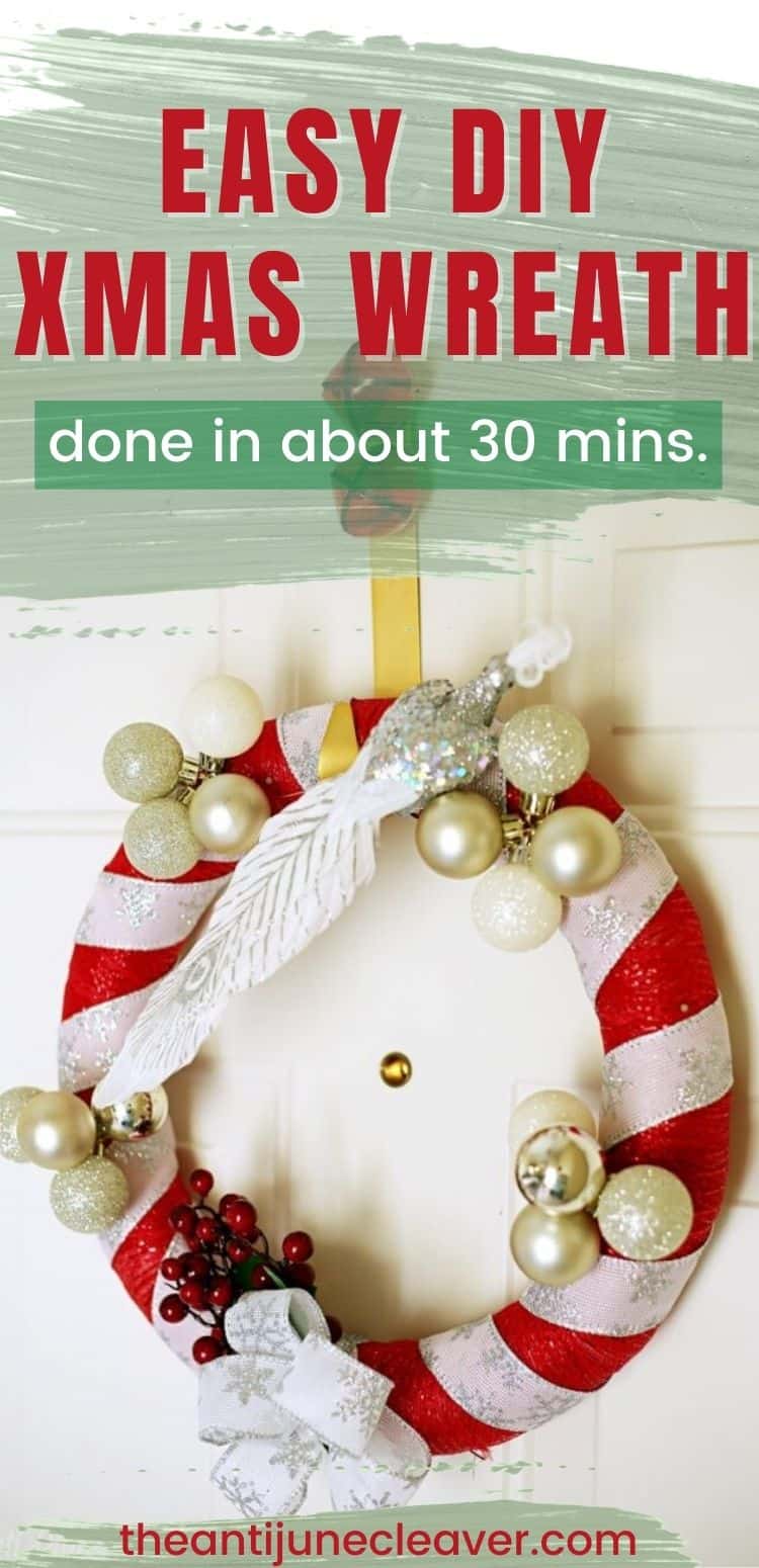 How to Make an Easy DIY Christmas Wreath | Haus of Boys