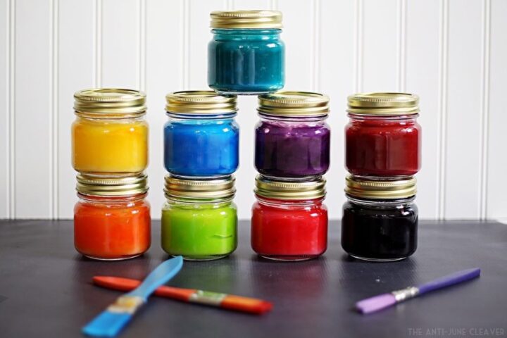 Fun with DIY Non-Toxic Homemade Finger Paint | Haus of Boys