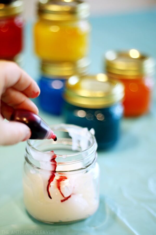 Fun with DIY Non-Toxic Homemade Finger Paint | Haus of Boys