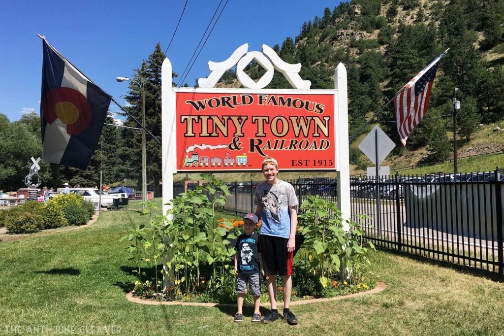 Our Trip to Tiny Town & Railroad in Morrison, Colorado | Haus of Boys