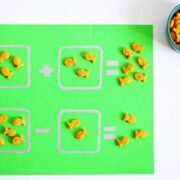 Make Math Practice Fun with Goldfish Crackers | Haus of Boys