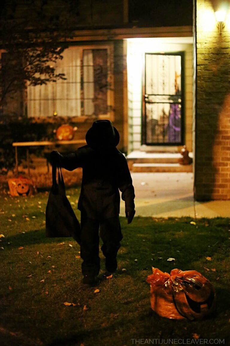 Easy DIY Shadow Halloween Costume for Boys | Haus of Boys