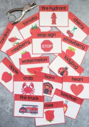 Red Words Flashcards – Free Printable | Haus of Boys