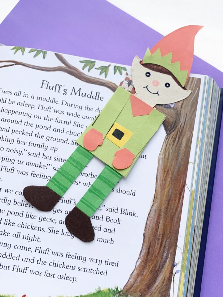 How to Make a Christmas Elf Bookmark | Haus of Boys