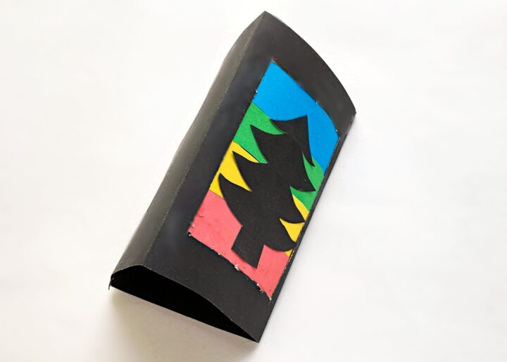 How to Make a Festive Christmas Tree Luminary Paper Craft | Haus of Boys