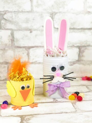 Tin Can Easter Bunny & Chick Kids’ Craft | Haus of Boys