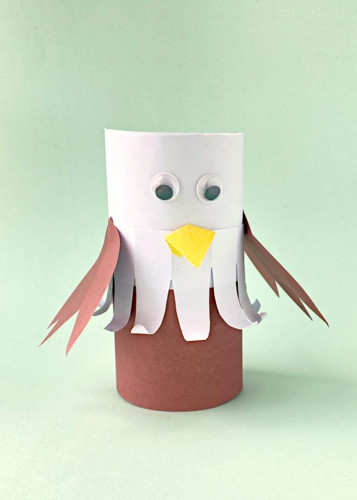 Bald Eagle Toilet Paper Roll Craft | Haus of Boys
