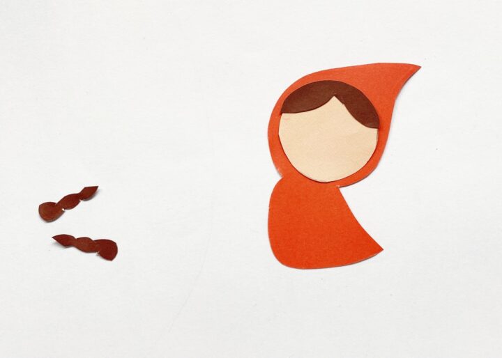 Moveable Paper Plate Little Red Riding Hood Craft | Haus of Boys