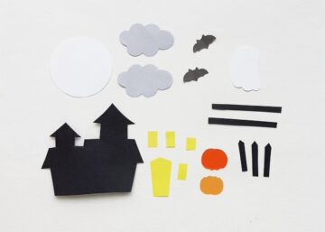 Halloween 3D Haunted House Paper Craft For Kids | Haus of Boys