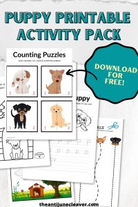 Free Pawesome Puppy Printables for Kids | Haus of Boys