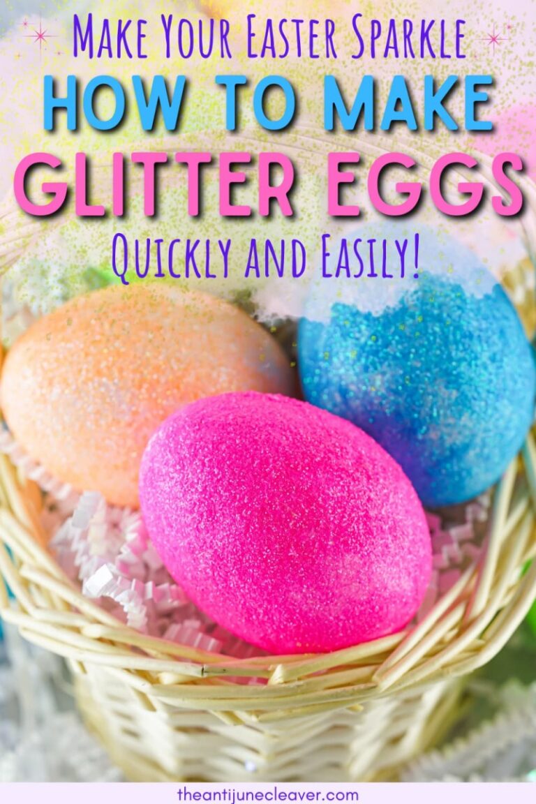 How to Make Glitter Easter Eggs | Haus of Boys
